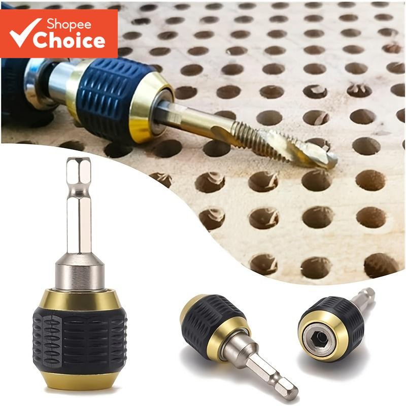 Quick Change Bit Holder Magnetic 1/4" Hex Shank Drill Bit Extension ...