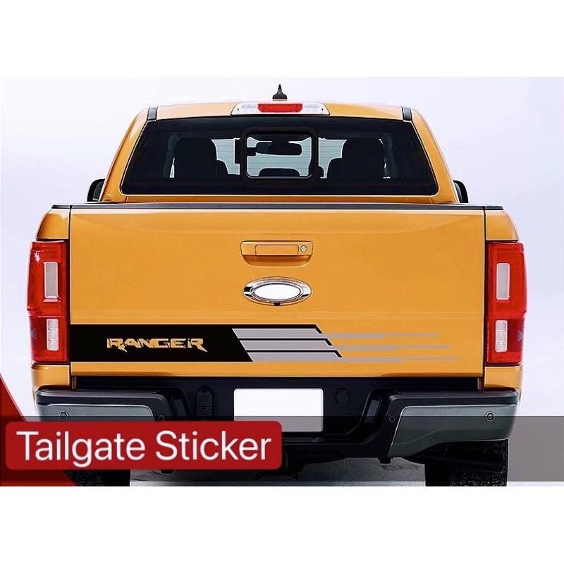 (Ready Stock ) S885# Ford Ranger Tailgate Vinyl Decal Sticker | Shopee ...