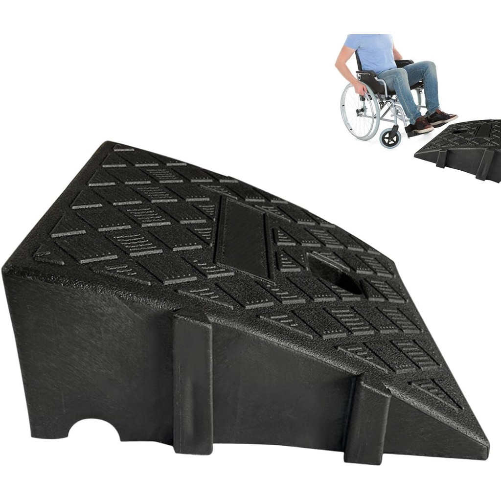 Curb Ramp, Door Step Ramp 7cm High Mobility Scooter Ramps, Heavy Duty ...