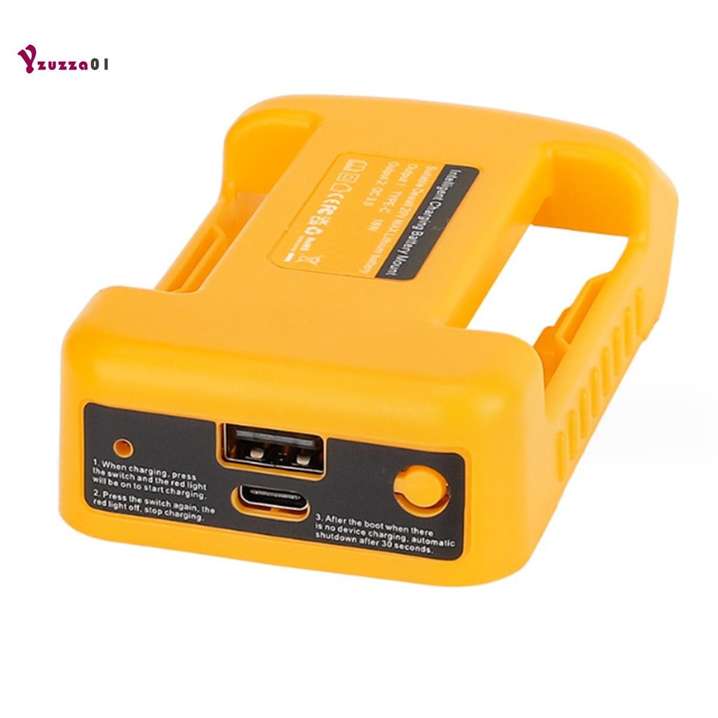 Portable Charger Adapter Compatible for 18V Li-Ion with USB Type-C ...