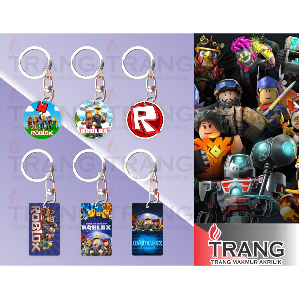 GANTUNGAN Roblox Acrylic Keychain / Roblox Acrylic Keychain | Shopee ...