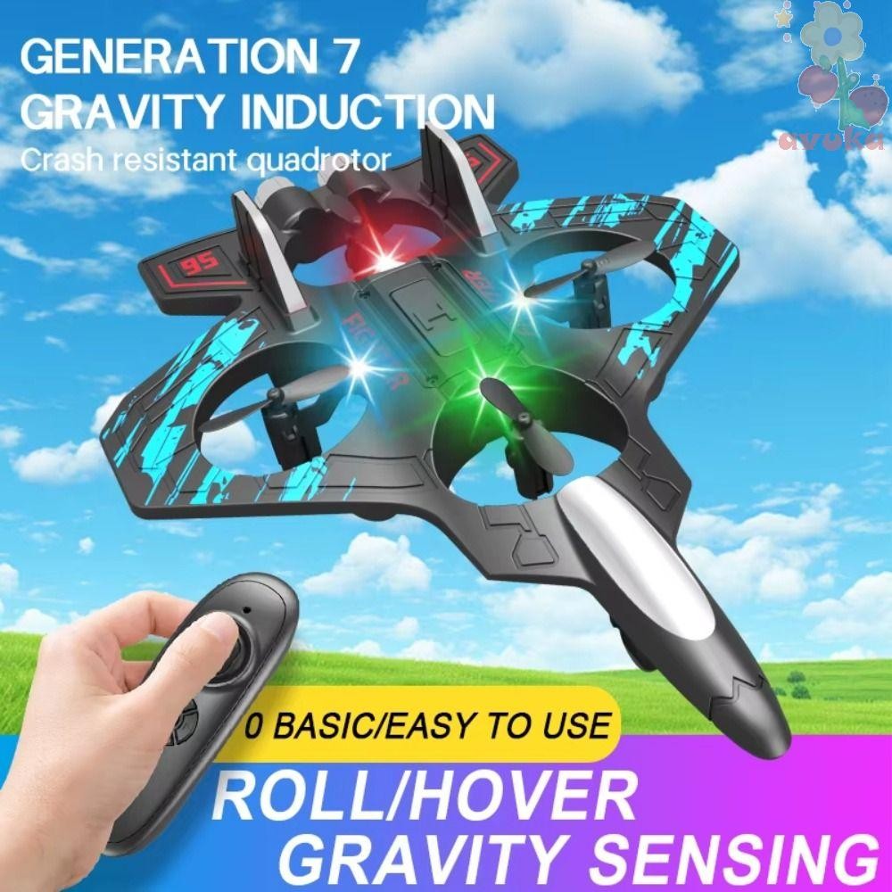 AVUKA Remote Control Foam Fighter, EPP Foam RC Drones Glider Flying Helicopter Toy, Mini Model ...