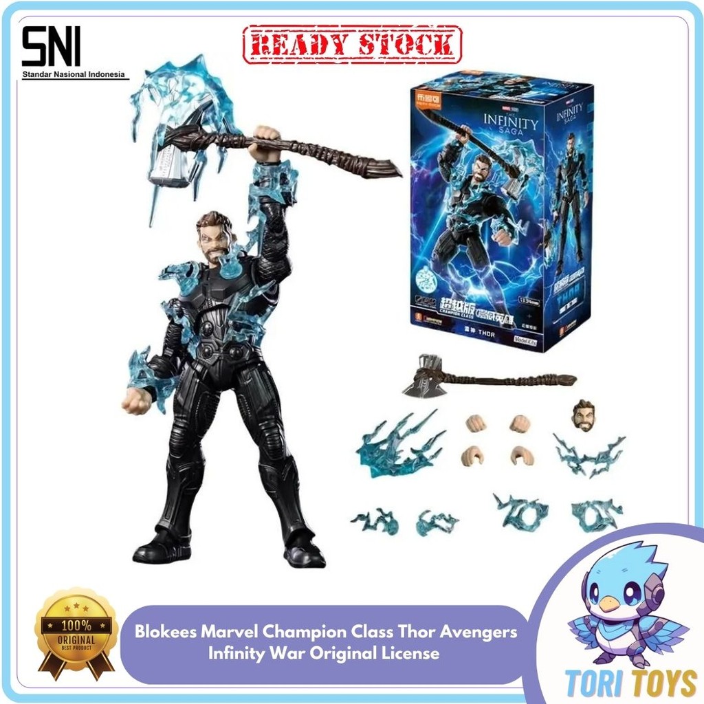 Blokees Marvel Champion Class Thor Avengers Infinity War Saga Original ...