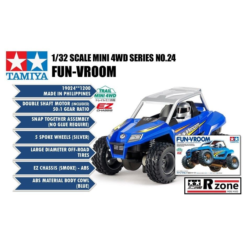 Tamiya Fun-Vroom (EZ Chassis) - 19024 | Shopee Malaysia