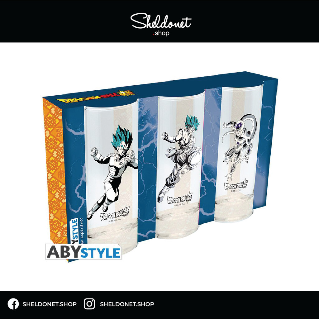 ABYStyle: Dragon Ball Super - 3 Glass Set | Shopee Malaysia