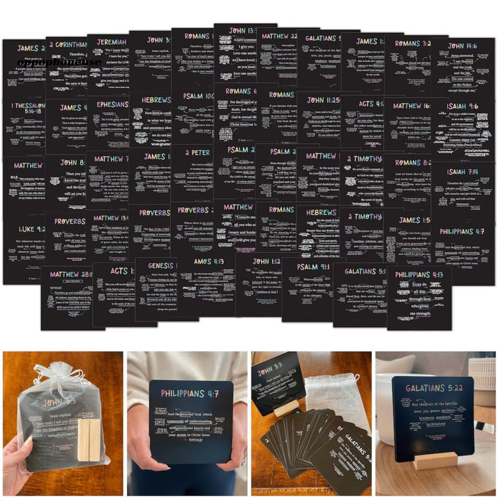 OPPO Family Bonding with Bible Cards Bible Verse Cards for Spiritual ...