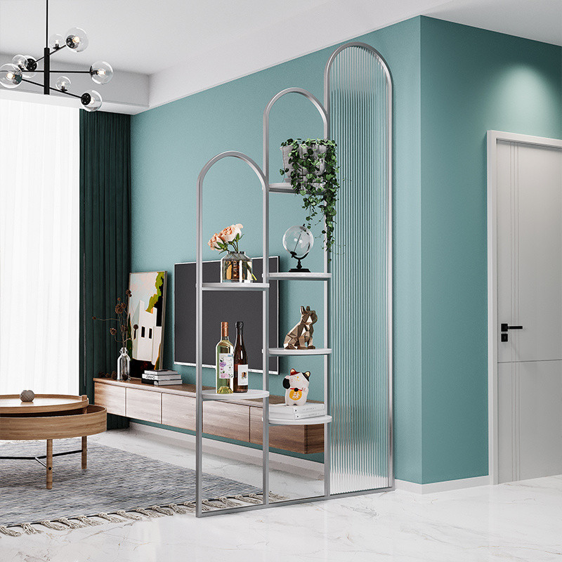 Iron screen partitions stainless steel entry living room room partition ...