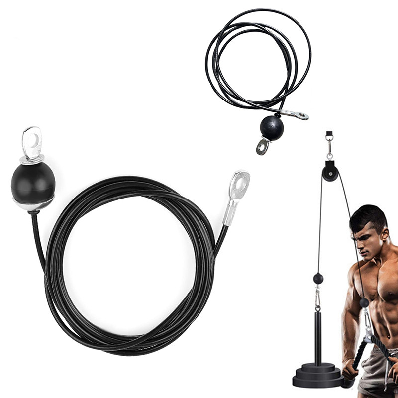 Gym Wire Rope Fitness Cable Pulley Machine System Heavy Duty Steel Rope ...