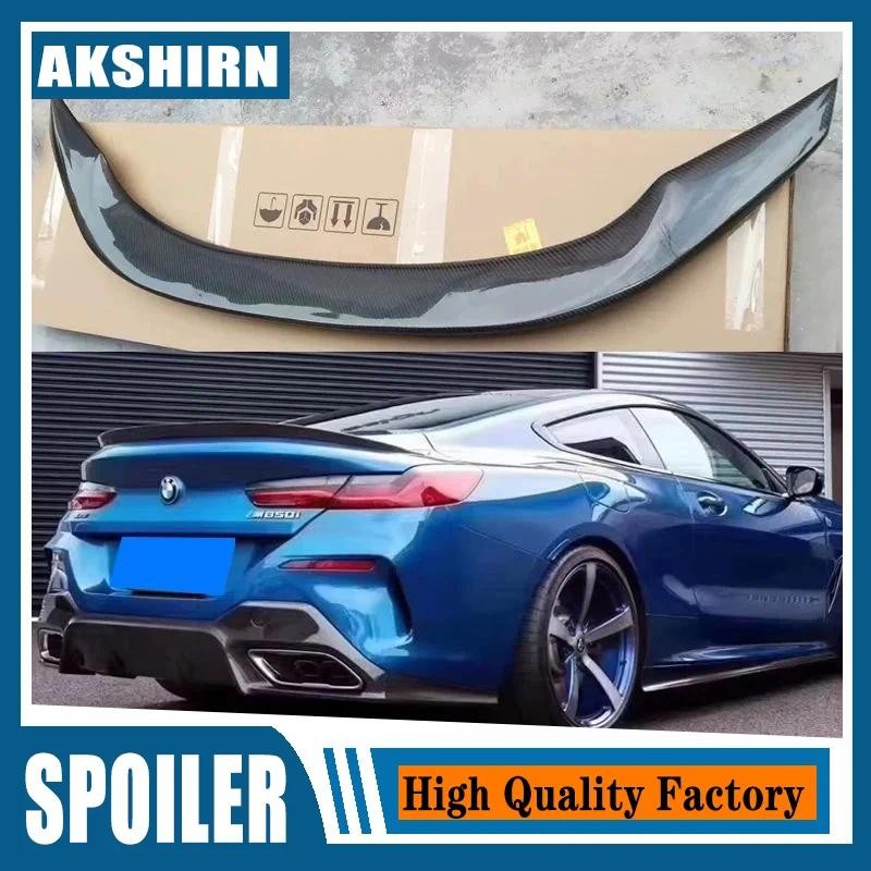 For BMW m8 Series G14 G15 G16 840i Carbon Fiber Rear Roof Spoiler Wing ...