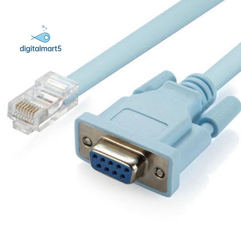 USB Console Cable RJ45 Cat5 Ethernet To Rs232 DB9 COM Port Serial Female Routers Network Adapter ...