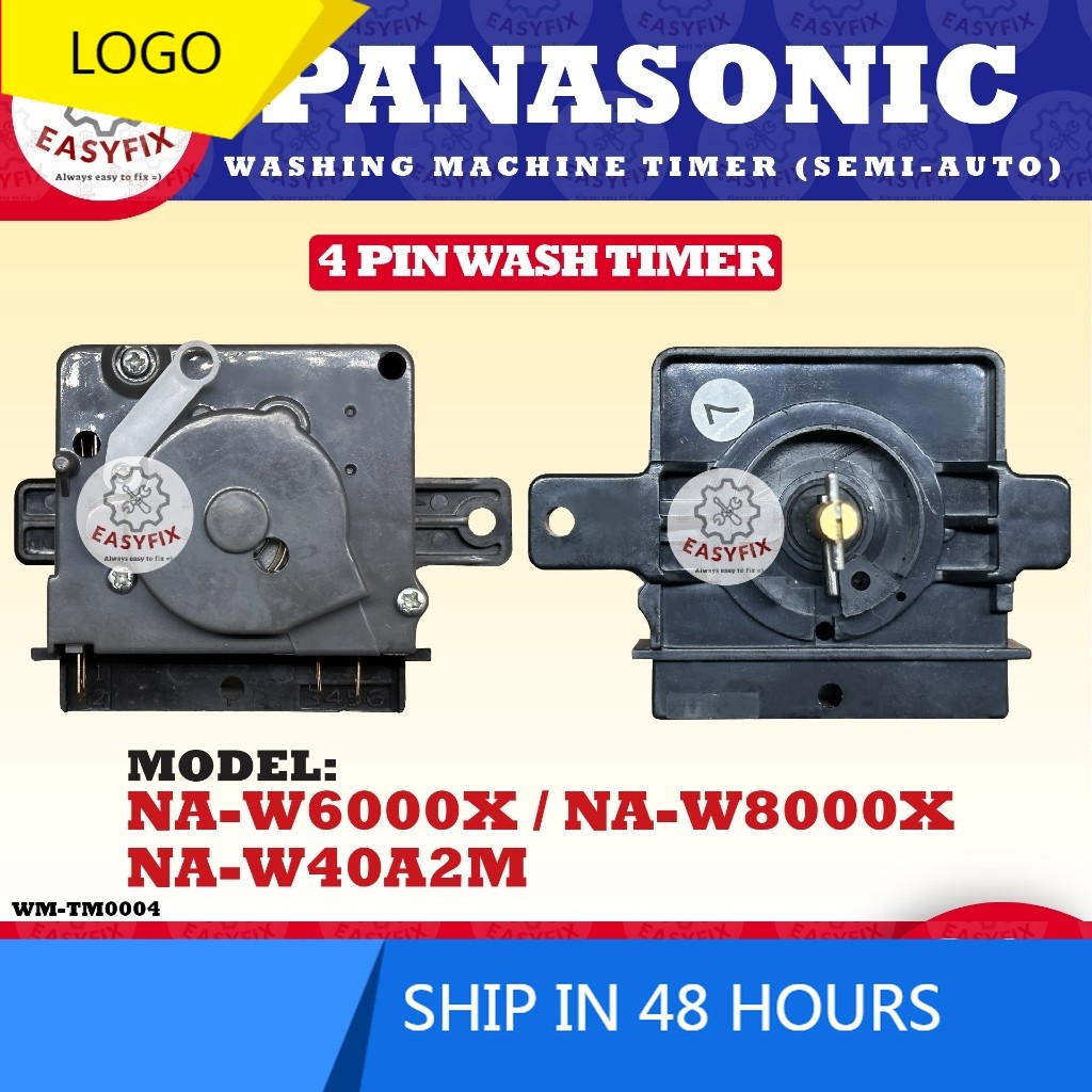 (4 PINS) NA-W6000X / NA-W8000X / NA-W40A2M PANASONIC WASHING MACHINE ...
