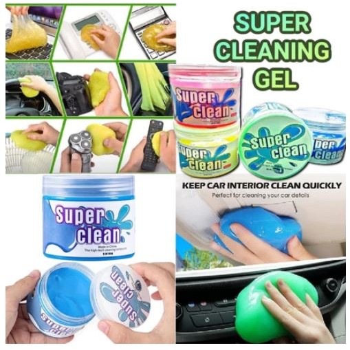 Super Clean Slime Magic Gel Car Dust Remover Gel Keyboard Cleaner Gel ...