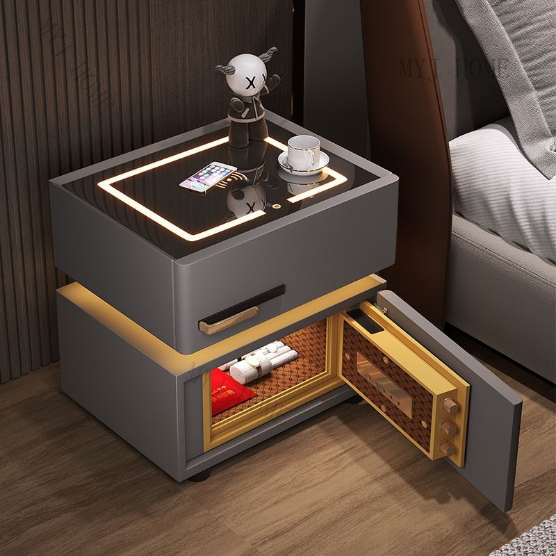 Beside Table With Safety Box Safe Box Password Safe Office Safe Bedside ...