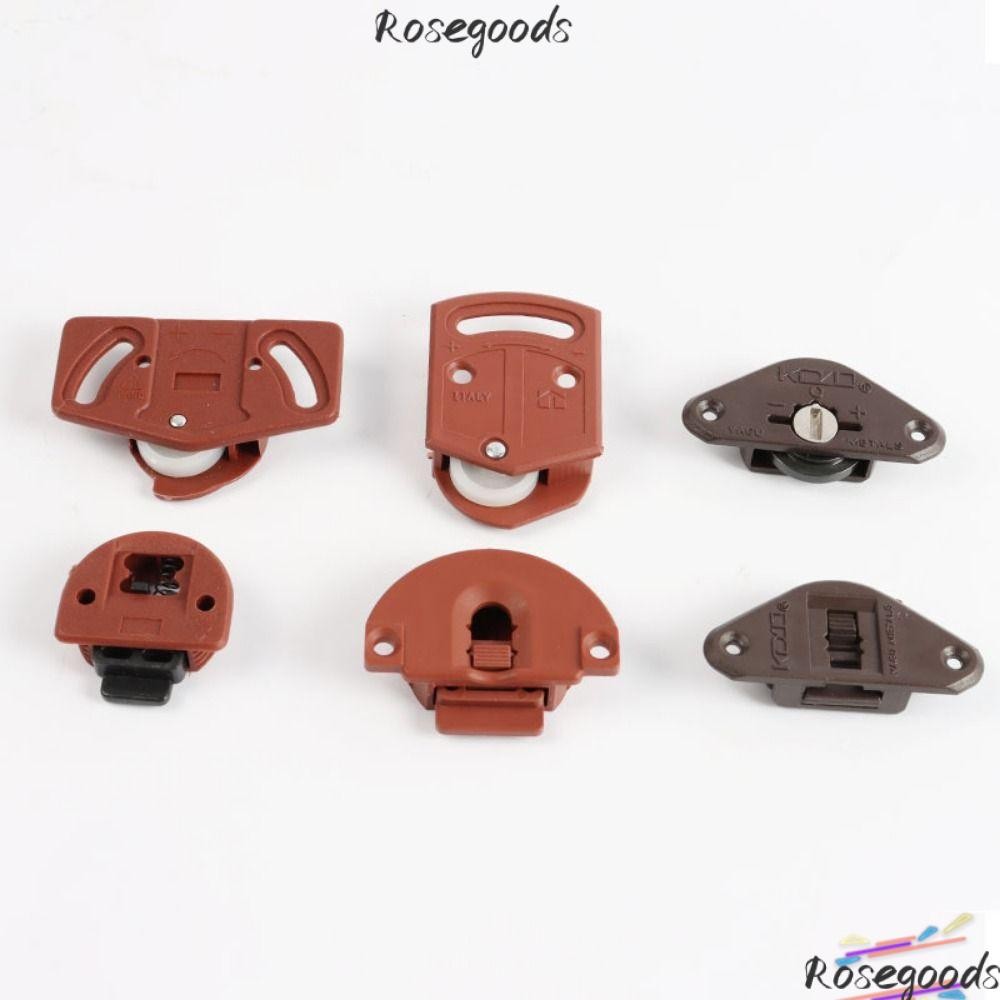 ROSEGOODS 1Pair Window Door Roller, Plastic Cabinet Wardrobe Runner ...