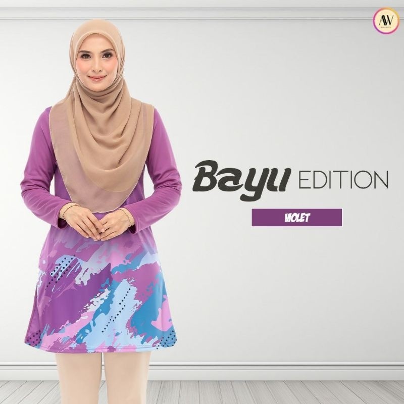 T-Shirt Muslimah Bayu Series by AwanazStyle ( Normal Size ) | Shopee ...