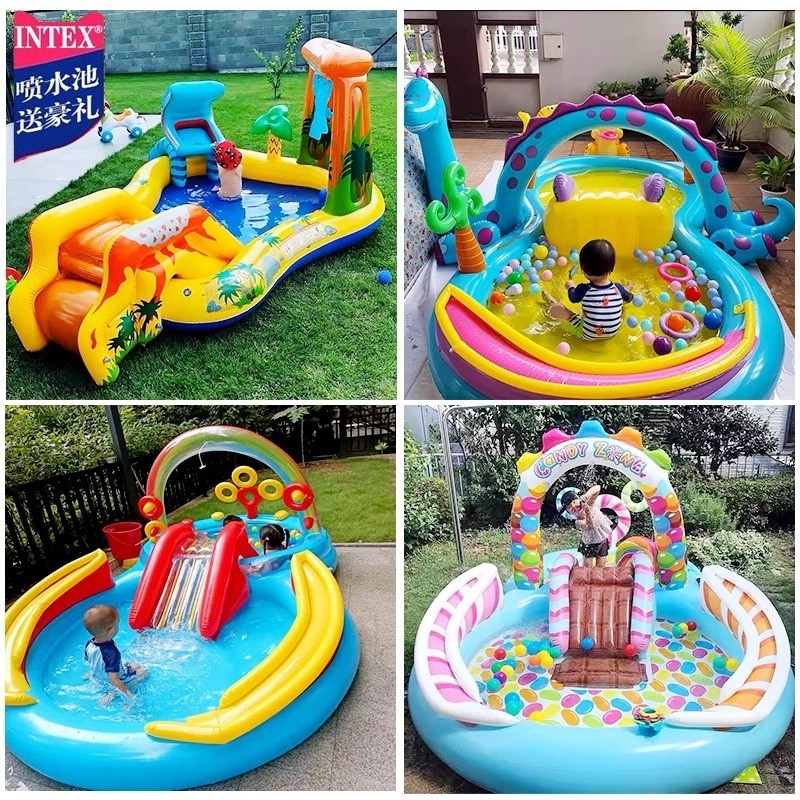 INTEX Infant Children Inflatable Swimming Pool Household Kids Baby ...