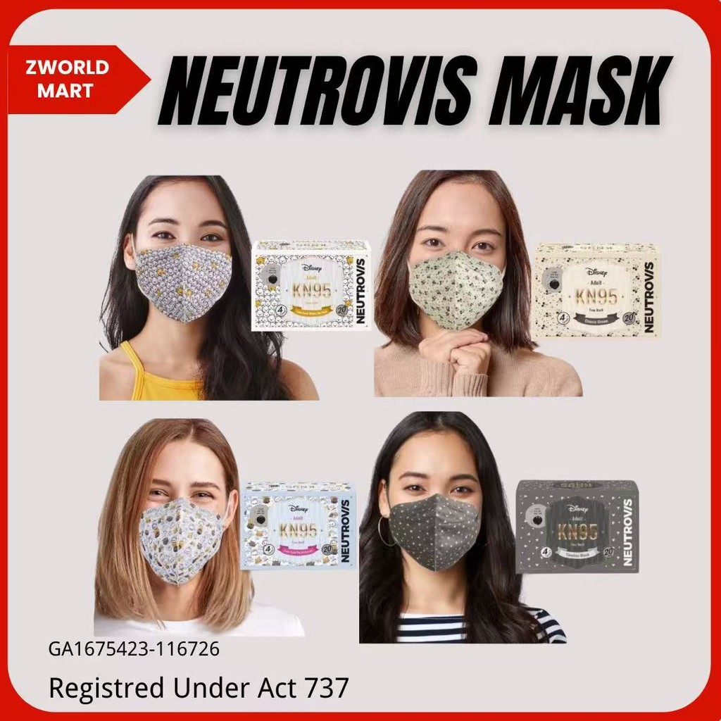 Neutrovis X Marvel X Disney Medical Face Mask 4ply/ KF94/ KN95 ...