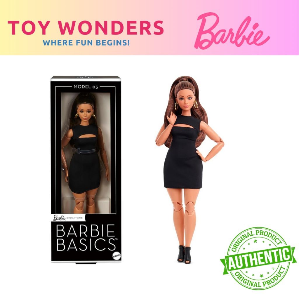 (Ready Stocks) Barbie Basics Model 05 Collector Doll Year 2025 – Black ...