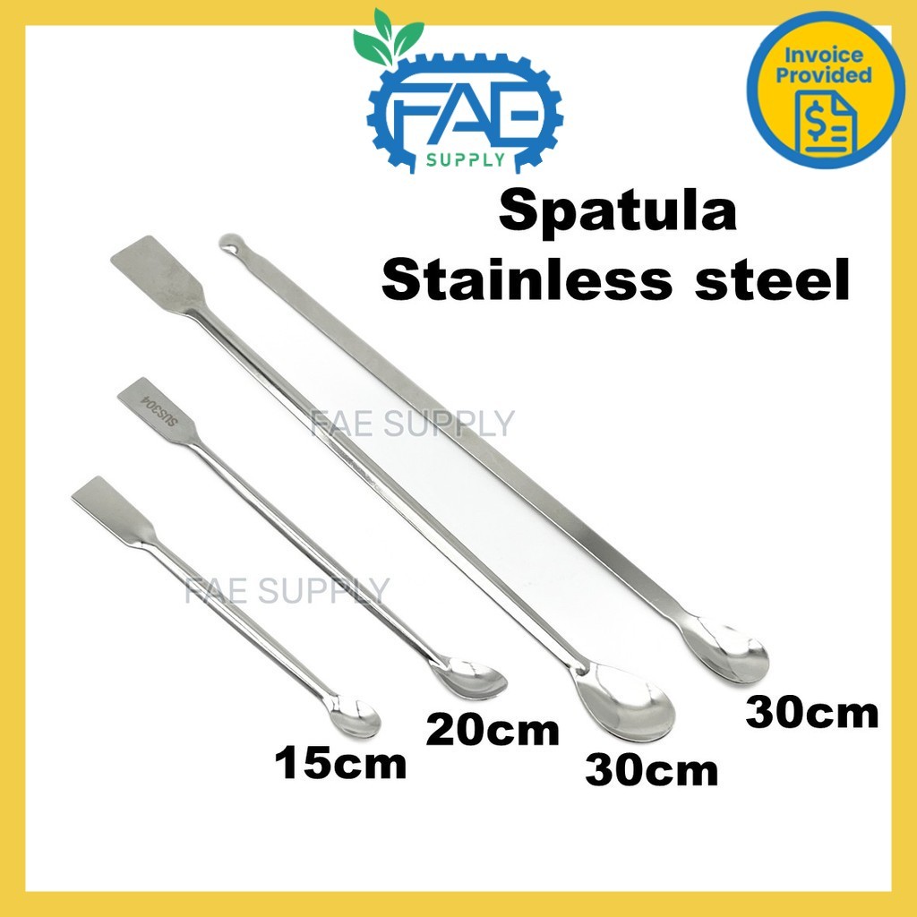 micro spatula Stainless steel laboratory scrap and spoon quality 15cm ...