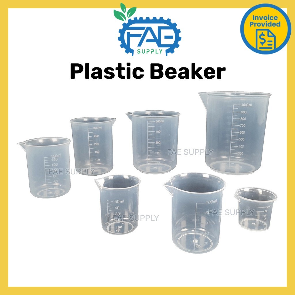 Beaker plastic PP 500/1000mL set | Shopee Malaysia