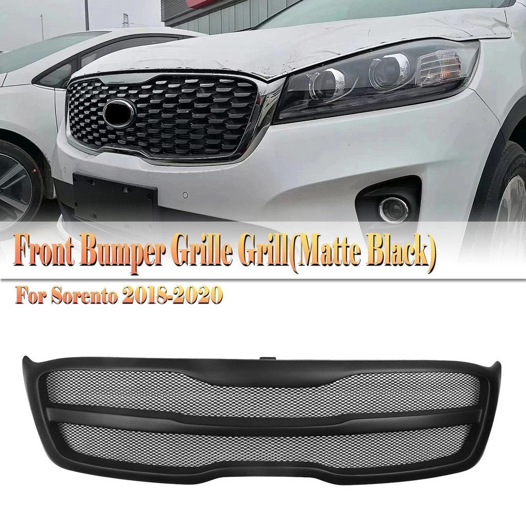 Front Grille Racing Grill For Kia Sorento 2018 2019 2020 Real Carbon ...