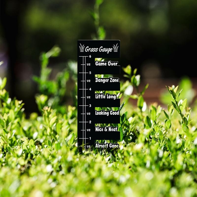 wayfarer> Grass Gauge Ruler Wooden Outdoor Grass Trim Measurement Tool ...