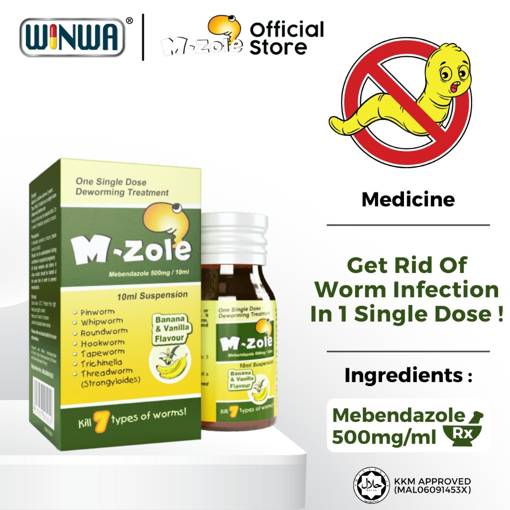 M-Zole Suspension (10ml) | Shopee Malaysia
