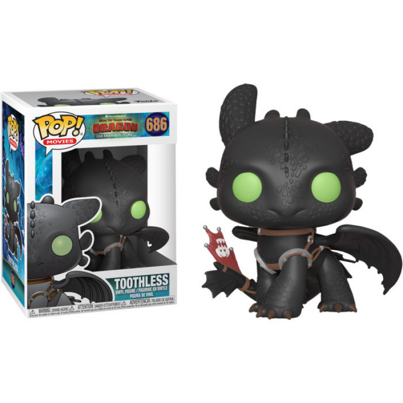 [Ready Stock] Funko pop Movie How to Train Your Dragon 3 Toothless Boy ...