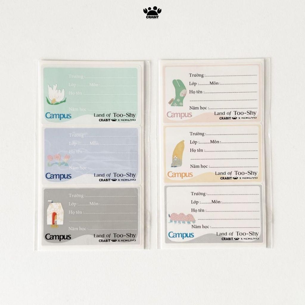 Notebook labels for middle school students with 3 easy decals Crabit x ...