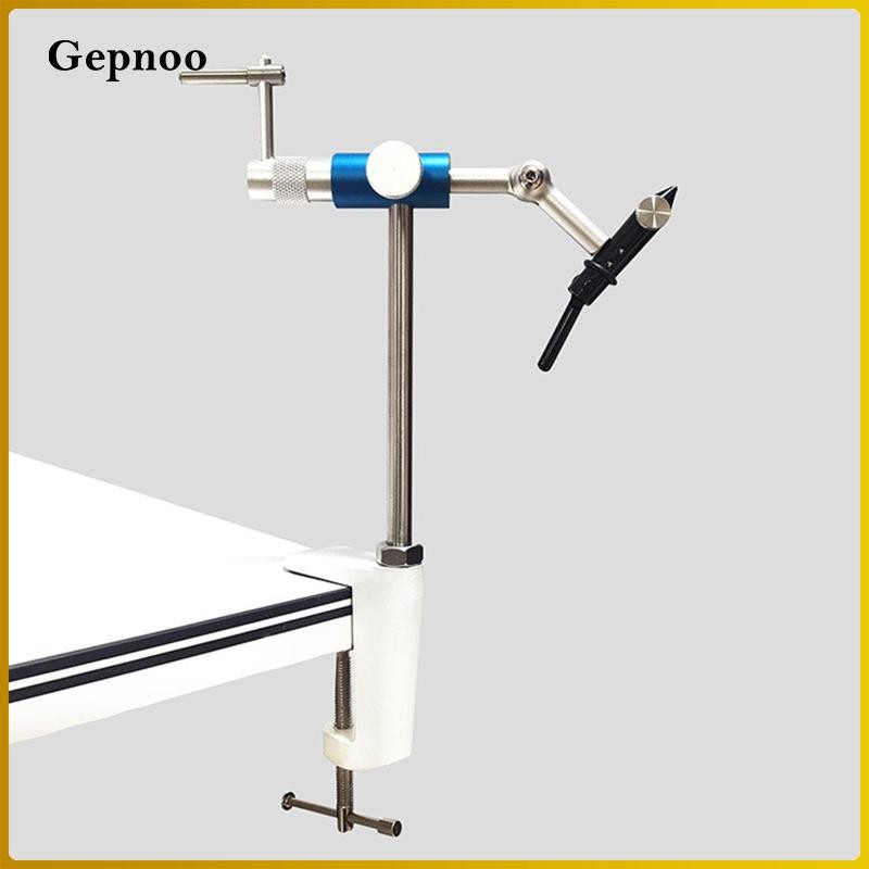 Gepnoo Fly Tying Vise Desktop Fly Tying Vise Lure Maker with 360 ...