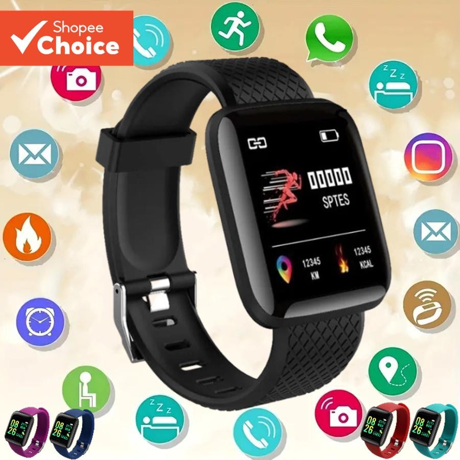 Multifunction Sports Mode Health Distance Calorie Tracker Call Message Remind Alarm Kids Watch ...