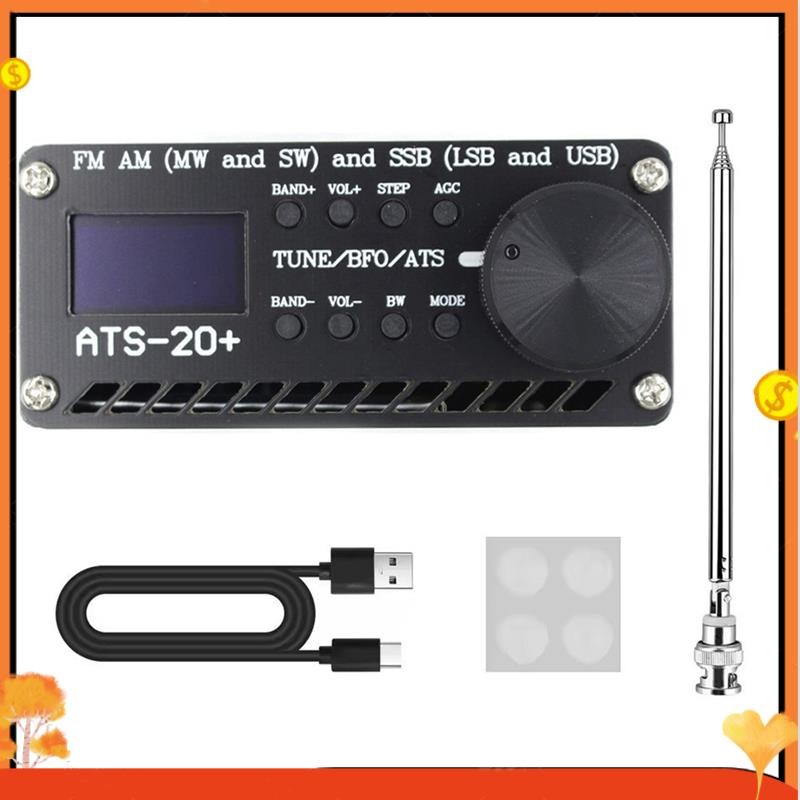 ATS-20+ Plus Si4732 Portable Digital Radio Receiver; FM AM MW SW SSB ...