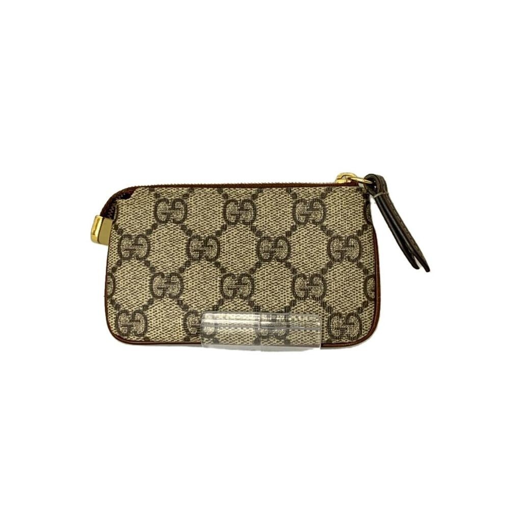 GUCCI Coin Case case_GG Supreme PVC Total pattern Women | Shopee Malaysia