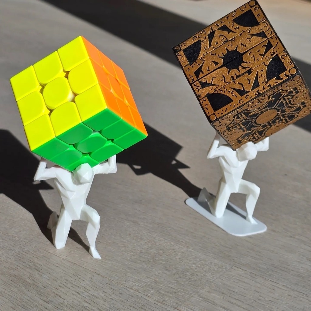 3D Printing Rubik's Cube Bracket Magnetic Four-5th-Order Diamond ...