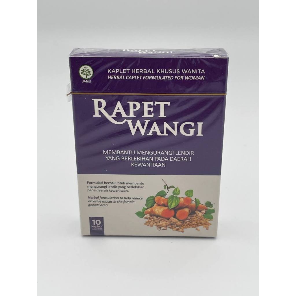 RAPET WANGI KAPLET HERBAL KHAS WANITA (1 KOTAK ISI 10KAPLET) | Shopee ...