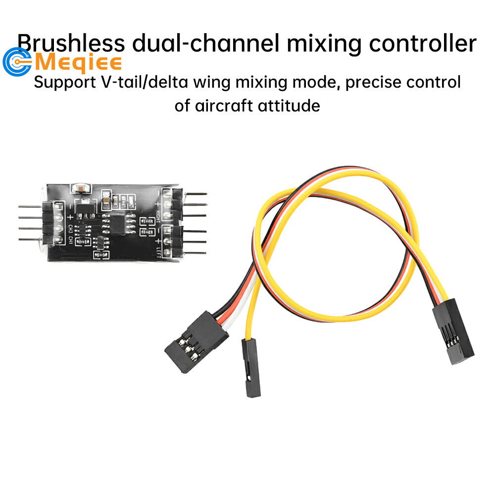 Brushless Dual-Channel Mixer V-Tail Delta Wing 2-Way Speed Difference ...