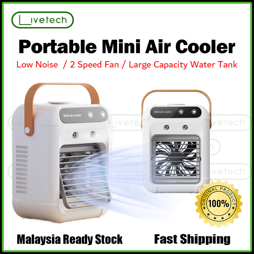 (Ready Stock) LiveTech Portable Humidifier Mini Air Cooler Fan Air ...