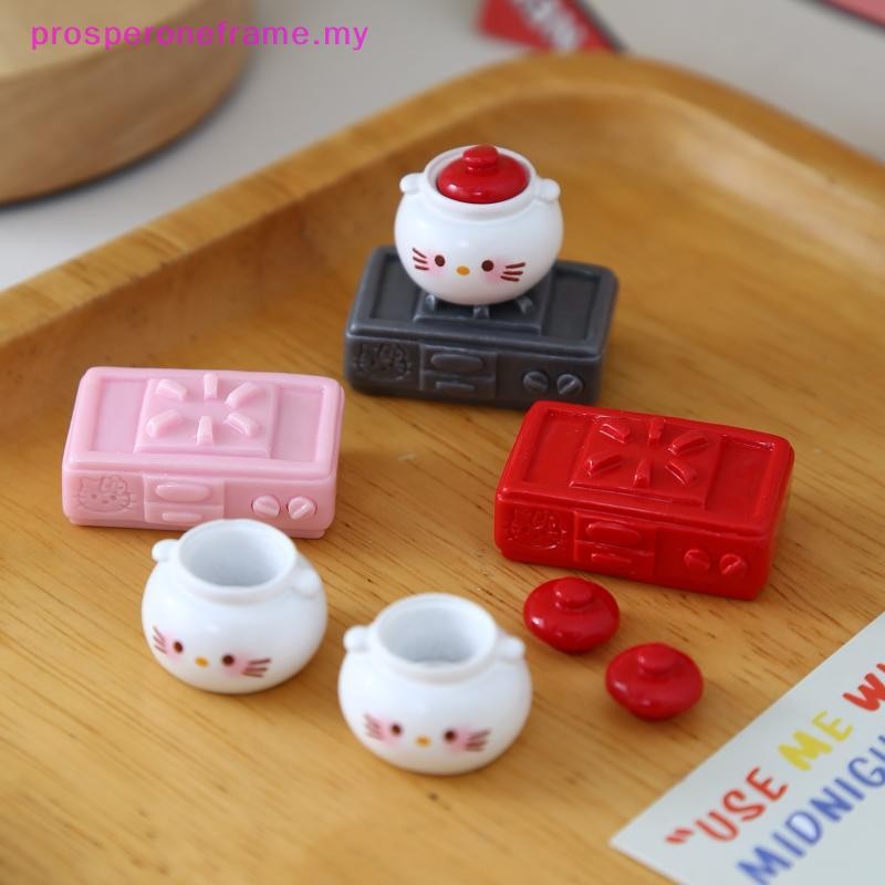 prosperoneframe 1:12 Dollhouse Miniature Hello Kitty Gas Stove Sanrio ...