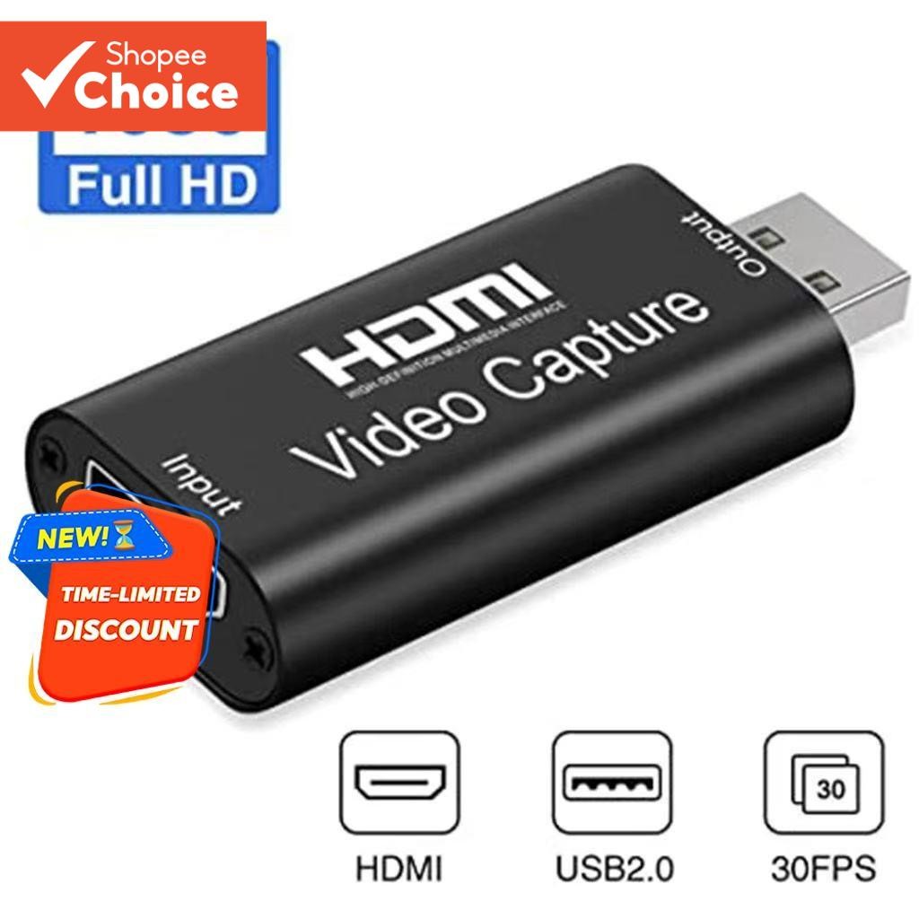 4K HDMI USB Video Capture Live Streaming for PS4 Xbox Phone Game HD ...