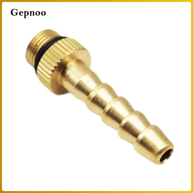 Gepnoo Gas Tank Valve Adapters Canister Gas Convertor Brass Lightweight ...