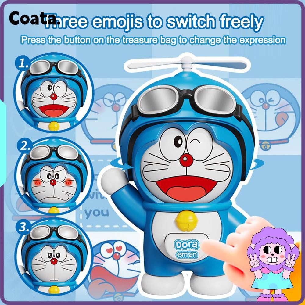COATA Face Changing Doll, Doraemon Cartoon Q Version Decompression Toy ...