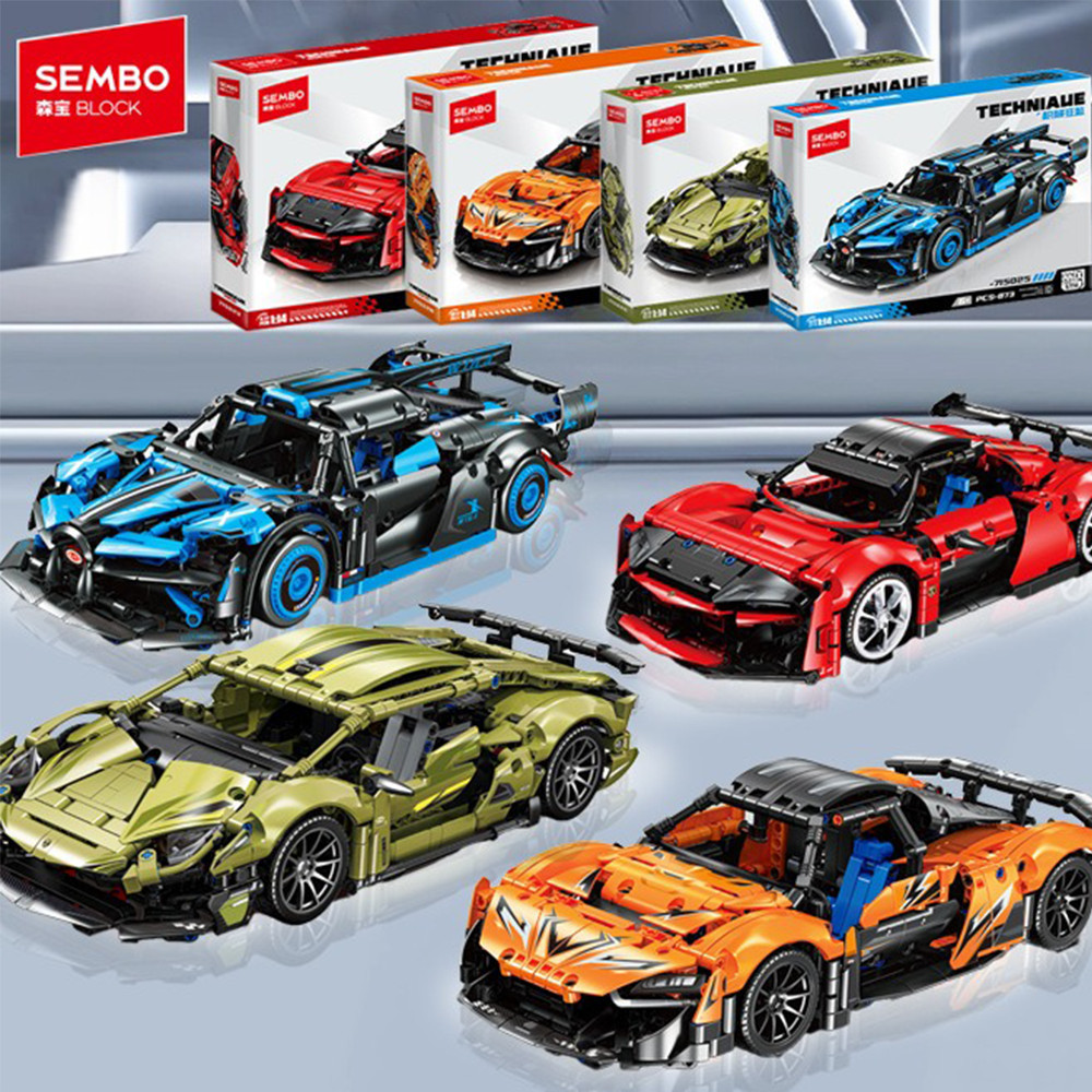 Sembo Block Sports Car Techniaue Series Building Bricks Vehicle ...