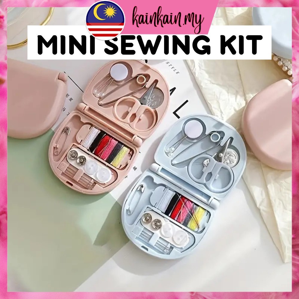 Mini Sewing Kit For Travel diy Alatan Jahitan Mudah Dibawa (60183) | Shopee Malaysia