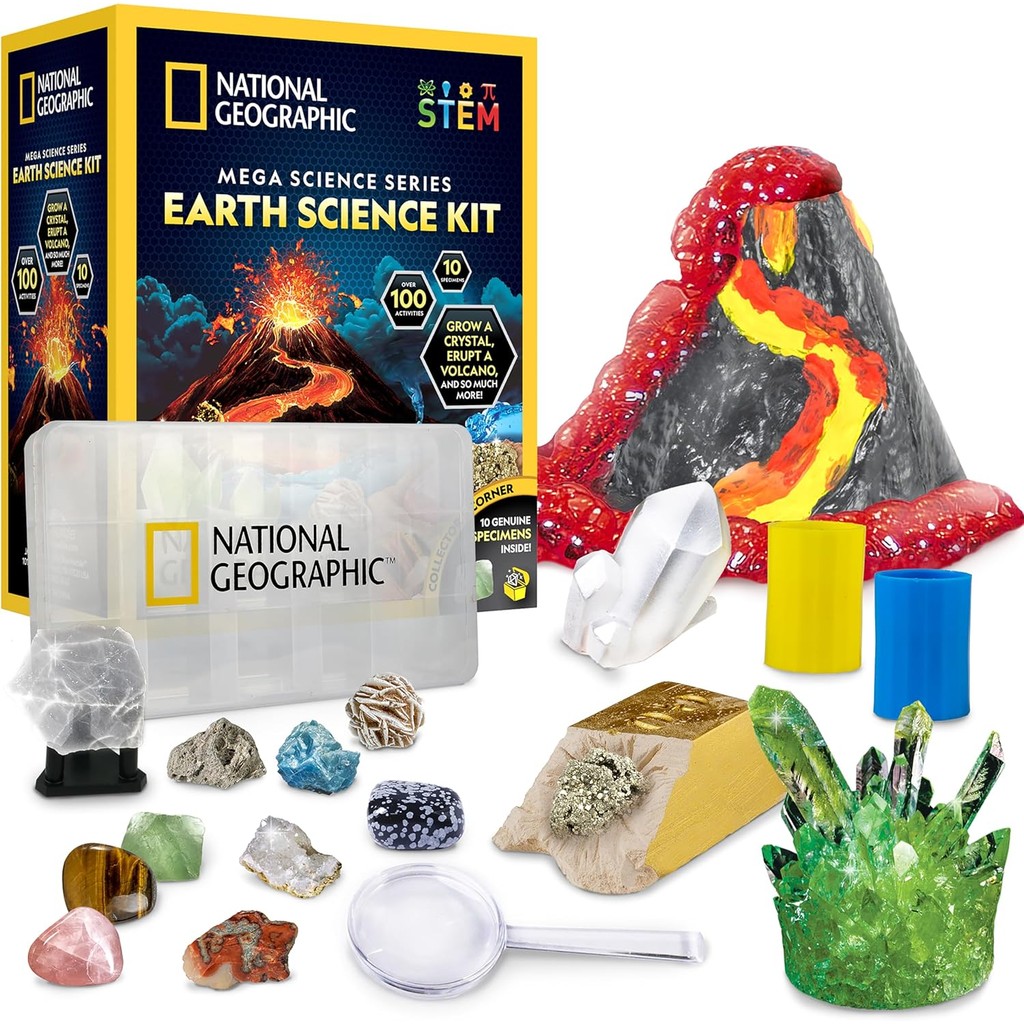 National Geographic Earth Science Set-More than 100 Children's Science ...