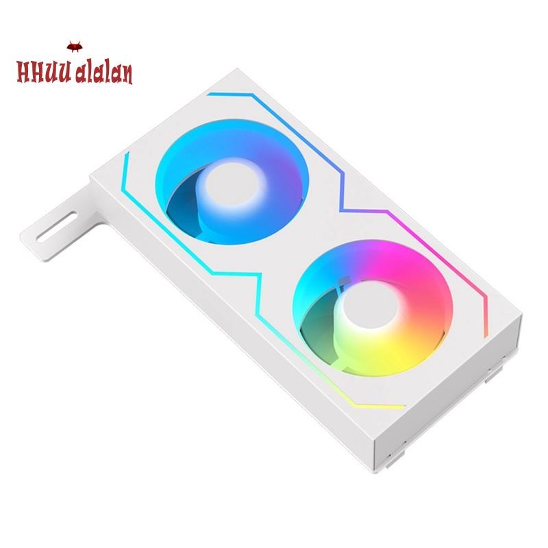 PC Memory Cooling Radiator 4Pin PWM/5V 3Pin ARGB with 2 Cooling Fan RAM ...