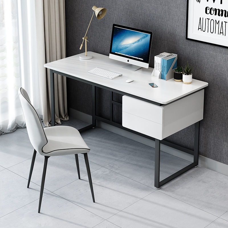 Desktop Light Luxury Computer Desk Nordic ins Style Study Bedroom ...