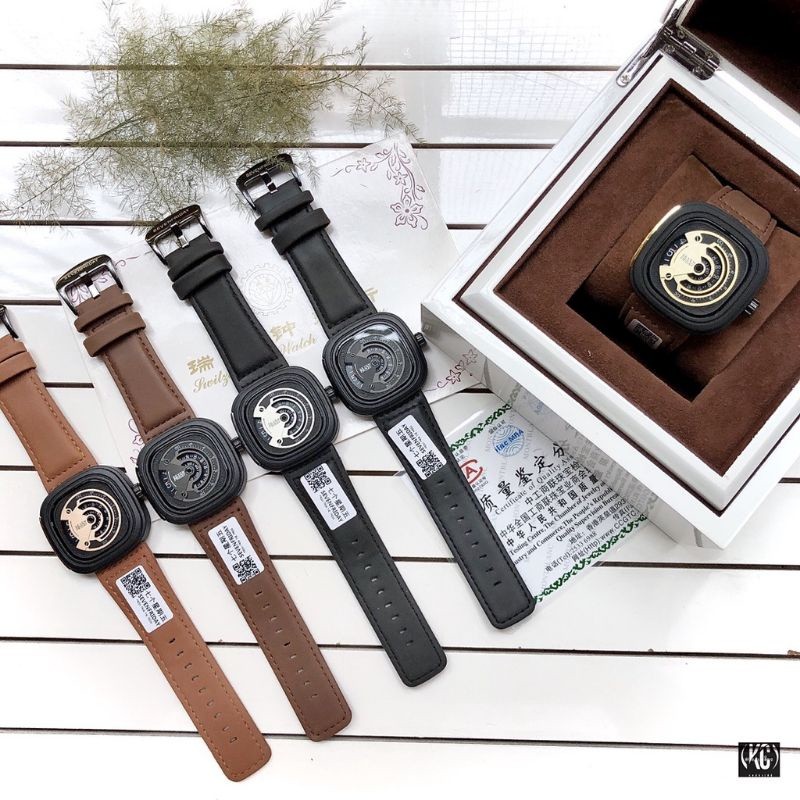 (Free Box]Original Seven Fridays DeluxeMen's Watch Classic Quartz ...
