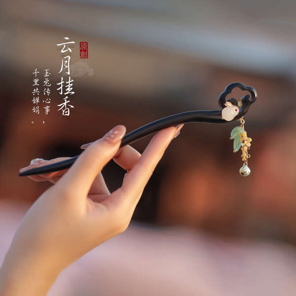 發夾 發簪古風 發簪 Jepit rambut gaya Cina baru 2025 jumbai langkah mewah baru ...