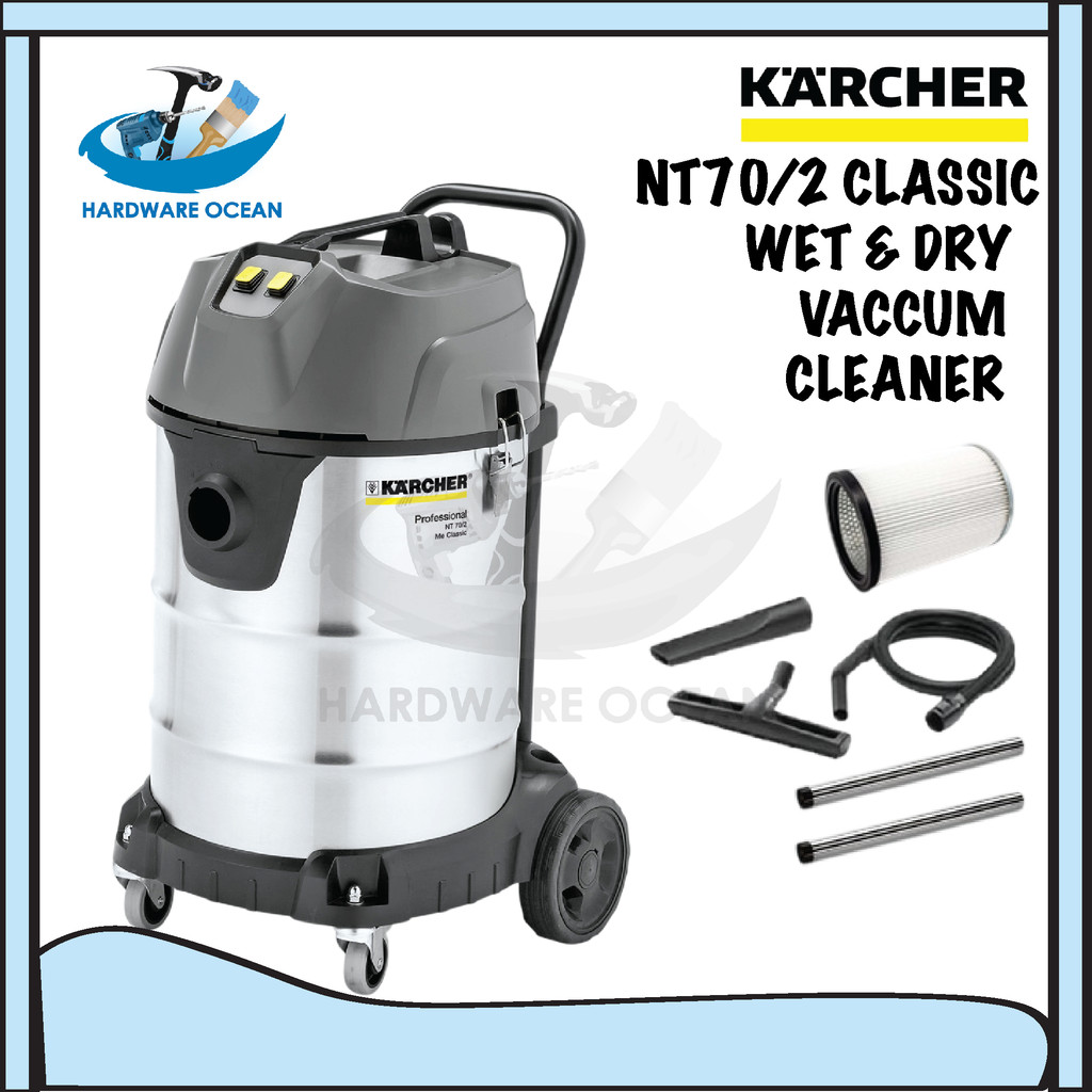 Karcher NT70/2 Vacuum Wet and Dry Heavy Duty Vacuum | Shopee Malaysia