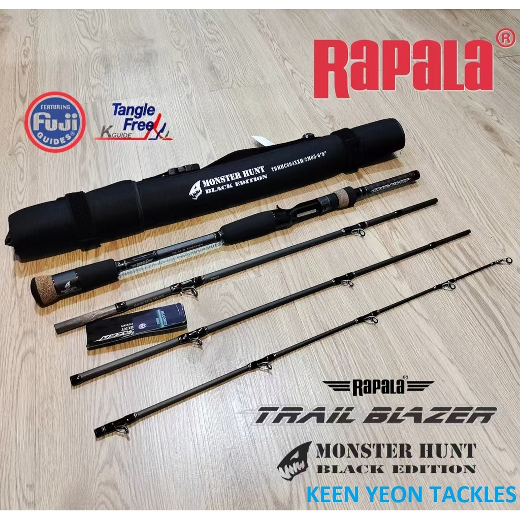 RAPALA TRAIL BLAZER MONSTER HUNT JUNIOR / LIGHT BLACK EDITION TRAVEL ...